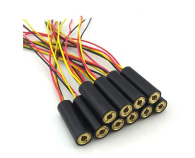 China 515nm/520NM 50mw Green Dot Laser Diode Module with 0-50KHZ TTL Modulation for sale