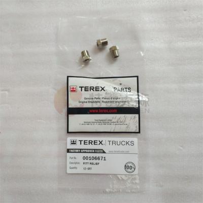 China TEREX 106671 FITTING-RELIEF  for terex tr100 truck for sale