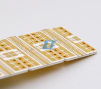 China Al2O3/ALN Electronics Ceramic PCB Board 0.1mm Min Line Black Solder Mask for sale