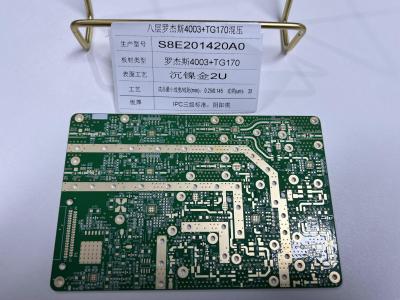 China 1oz Copper and White Silkscreen Color Rogers PCB Board for E-car at Affordable for sale
