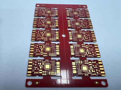 China 50mm X 50mm Min. Panel Size 0.10mm Hole Diameter Multilayer PCB Board with 20um Cooper In Holes and 100% Electrical Test for sale