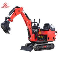 China Household Mini Crawler Excavator 0.025cbm Bucket 1 Ton Mini Excavator AR10LD for sale