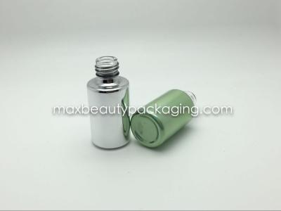 China high quality thick and strong powder coating gel bottle uv metallic color finish gel bottle nail polish packaging for sale