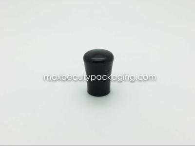 China N1022 nail polish cap nail polish packaging plastic cap shiny black injection single cap uv coating color available for sale