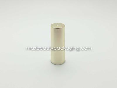 China N1025 nail polish cap nail polish packaging plastic cap UV metallic gold coating finish nail polish cap and flat brush for sale