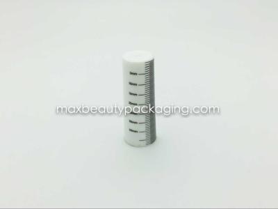 China N1030 glossy white nail polish cap with printing nail polish packaging plastic cap uv coating color available for sale