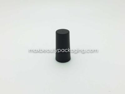 China N1047 matte black injection nail polish cap nail polish packaging plastic cap uv coating color available for sale