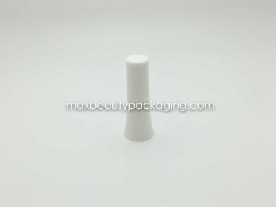 China N1049 glossy matte white injection long nail polish cap nail polish packaging plastic cap uv coating color available for sale