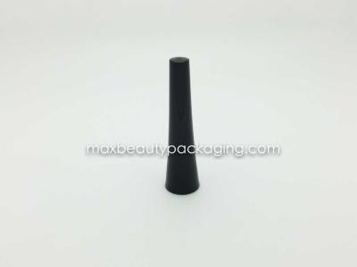 China N1061 glossy black long magic wand shape nail polish cap nail polish packaging single cap uv coating color available for sale