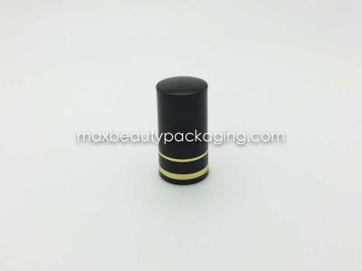 China N1077 glossy black injection nail polish cap with hot stamping print nail polish packaging uv coating color available for sale