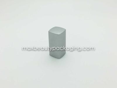 China N2022 uv silver coating finish nail polish cap nail polish packaging double cap long square nail polish cap for sale
