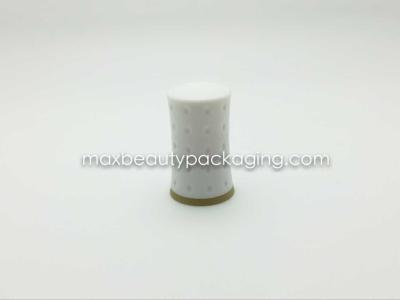 China N-2046 double injection nail polish cap nail polish packaging white rubber cap uv coating color cap plastic cap for sale