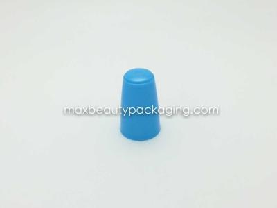 China N2065 pp injection color nail polish cap nail polish packaging double cap uv coating color available flat brush for sale