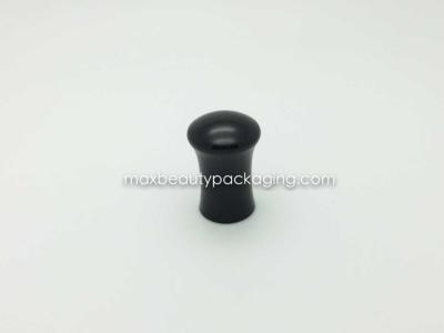 China N8012 mushroom shape injection black nail polish cap nail polish packaging uv coating color plastic cap for sale