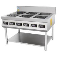 China Electromagneticfrying Oven Restaurant Cooking Range for sale