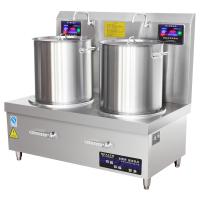 China Electromagnetic High Back Soup Stove Restaurant Cooking Range Commercial for sale