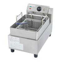 China Stainless Steel 2 Basket Commercial Deep Fryer Electric Fryer For Restaurant for sale
