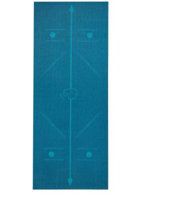 China kid alignment yoga mat, yoga mat with guidelines, yoga mat without smell for sale