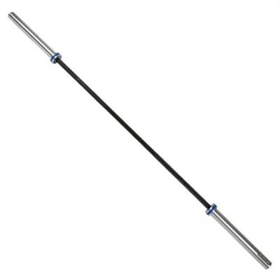 China men's 20kg/45lb weightlifting barbells, men's weight lifting bars black zinc hard chrome for sale