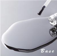 China Transparent Private Label 15ml Rubber Gel Base Coat for sale