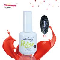 China 24 Colors UV LED 15ml resin Neon Nail Polish Gel for sale