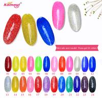 China 12ml Private Label 24 Colors Neon Gel Nail Polish for sale