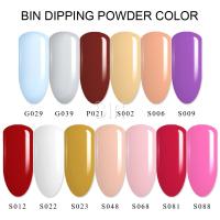China 60ml Dip powder 24 Colors 30g Glitter Nail Dipping Powder for nail salon for sale