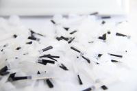 China Wide Brush Round / Straight Cut 100pcs Nail Polish Brush for sale