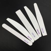 China Grey Color Customized Label 100/180 Disposable Nail File for sale