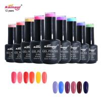 China Kamayi Beautiful Girl Professional Salon Nail Product Gel Nail Polish Set Uv Gel Gel Nail Polish for sale