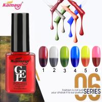 China Color Changing 12ml 12pcs Red Bottle UV Gel Nail Polish for sale