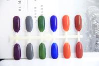 China Color Changing 12ml 12pcs Red Bottle UV Gel Nail Polish for sale