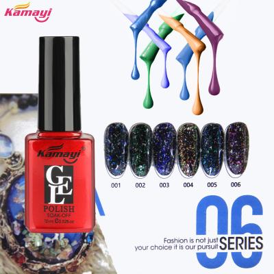 China Honey Girl Peacock Raw Resin 12mL UV Gel Nail Polish for sale