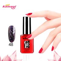 China Honey Girl Peacock Raw Resin 12mL UV Gel Nail Polish for sale