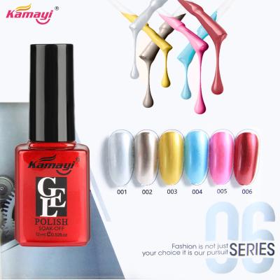 China No Smell Summer OEM ODM 12ml Mirror Metallic Gel Polish for sale