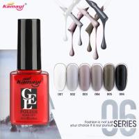 China 6 Grey Colors Resin 12ml Material UV Gel Polish Set for sale