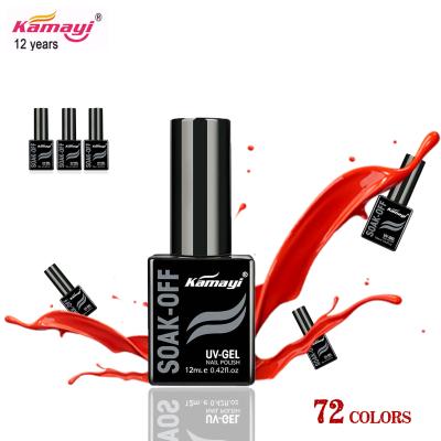 China 72 Colors Oderless Nature Resin 12ml Shimmer Gel Polish for sale