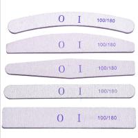 China 12g 1000Pcs Double Side 100/180 Emery Board Nail File for sale