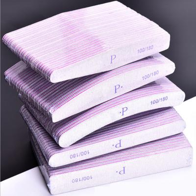 China 100/180 Half Moon Nail File for sale