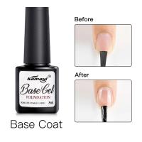 China Non Toxic OEM ODM Matt 7.5ML Clear Base Coat Gel Polish for sale