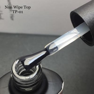 China 15ml / 12ml Natural Resin OEM 50g No Wipe Gel Top Coat for sale