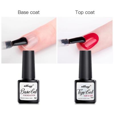 China ODM 15ml / 12ml / 8ml Led UV Tempered Clear Gel Top Coat for sale