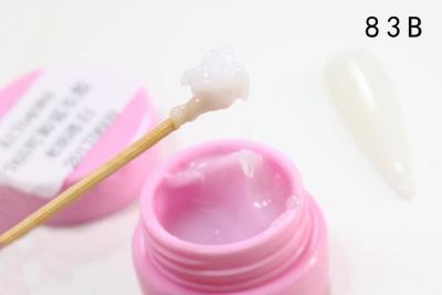 China White Pink Nude Builder Gel OEM Crystal Jelly 15ml / 30ml Hard Builder Gel for sale