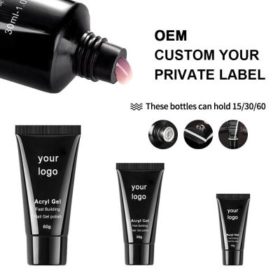 China Enhancement 15ml / 30ml white Nude Pink UV Extension Gel for sale