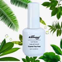 China Odorless 12ml Clear No Wipe Top Coat Gel Polish for sale