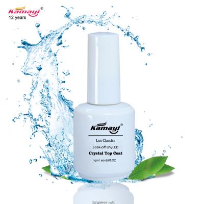 China Kamayi Soak Off 12ml UV Transparent Top Coat Gel Polish for sale