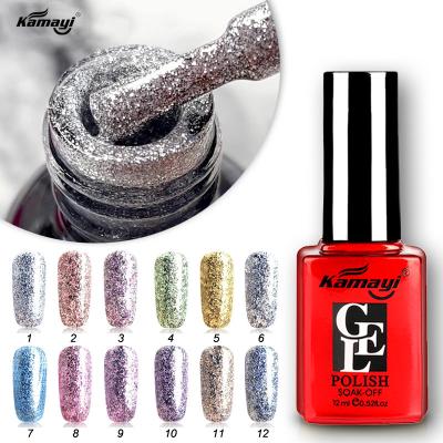China LED Platinum Diamond 28Colors 12m UV Gel Nail Polish for sale
