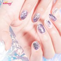 China UV LED Lacquer Soak Off Bling Platinum Gel Nails for sale