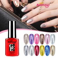 China OEM ODM Glitter Platinum  Easy Soak Off  UV Gel Nail Polish for sale