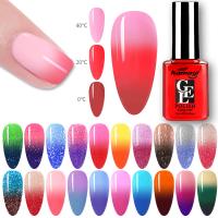 China 12ml Temperature Color Changing UV Gel Nail Polish for sale